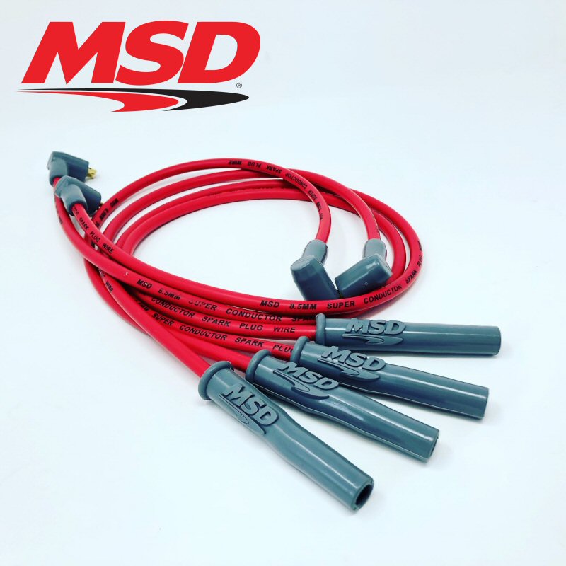 MSD Ignition 8.5mm Super Conductor HT Lead Set for FC Turbo II – Essex ...